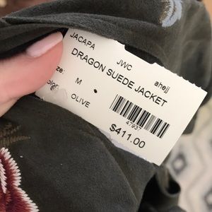 Johnny Was | Jackets & Coats | Nwt Johnny Was Dragon Suede Jacket ...
